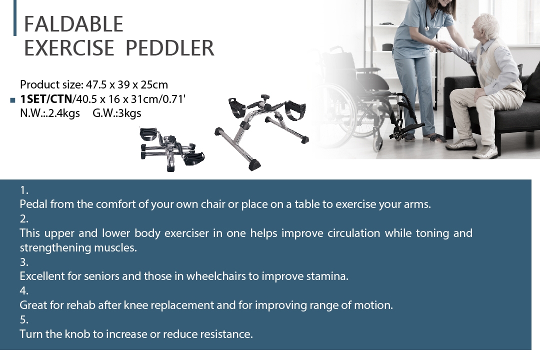 Foldable Exercise Peddler