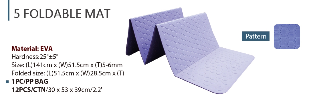 5 Foldable Mat